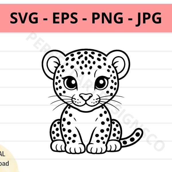 Leopard Svg - Etsy
