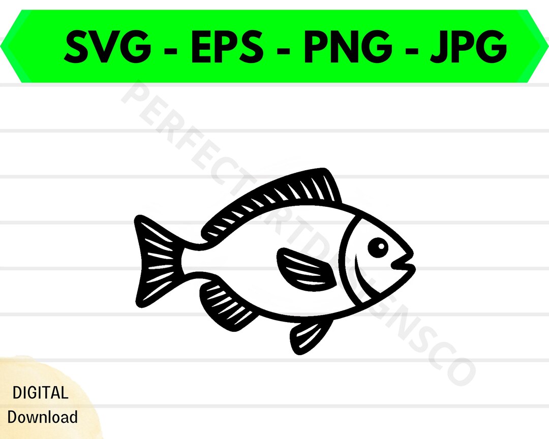 Fish Clip Art Svg File, Fish Clip Art Outline Svg, Fish Clip Art ...