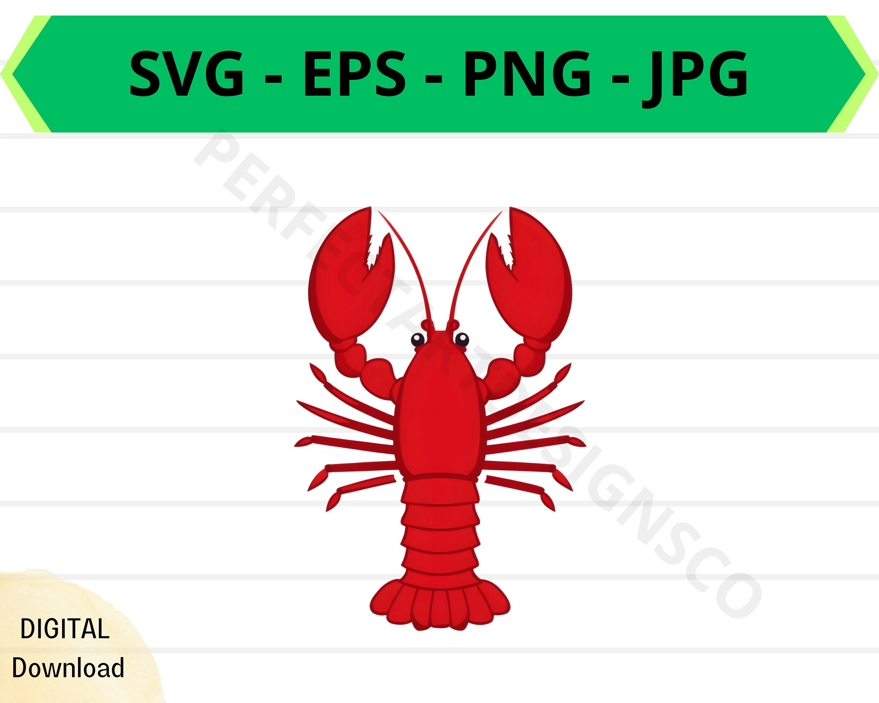 Lobster Svg, Lobster Clipart, Lobster Svg for Shirt, Svg File for ...