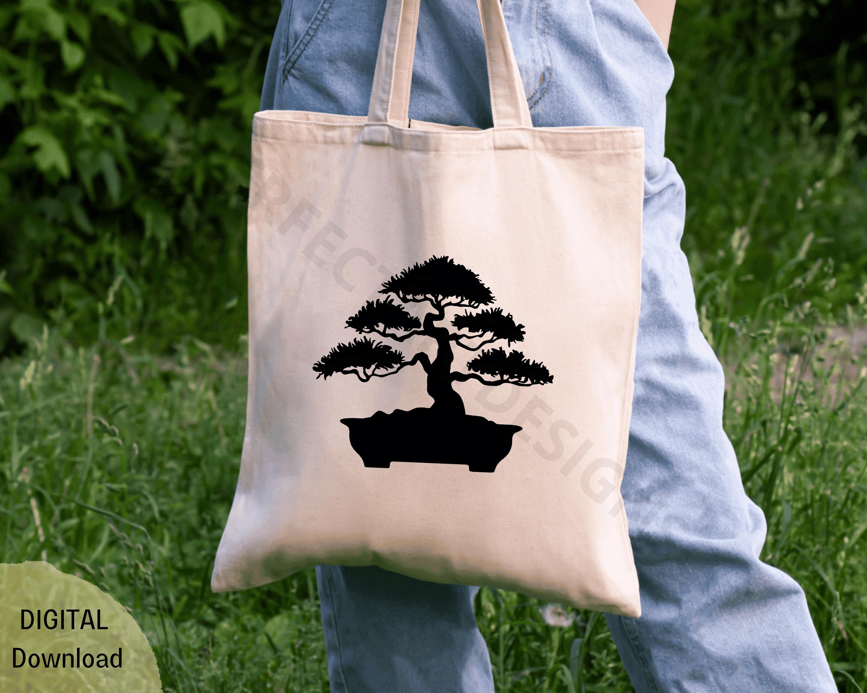 Bonsai Tree Silhouette Svg File, Bonsai Tree Outline Clipart Svg ...