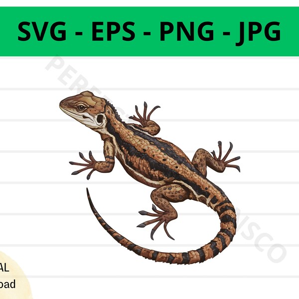 Lizard Vector - Etsy