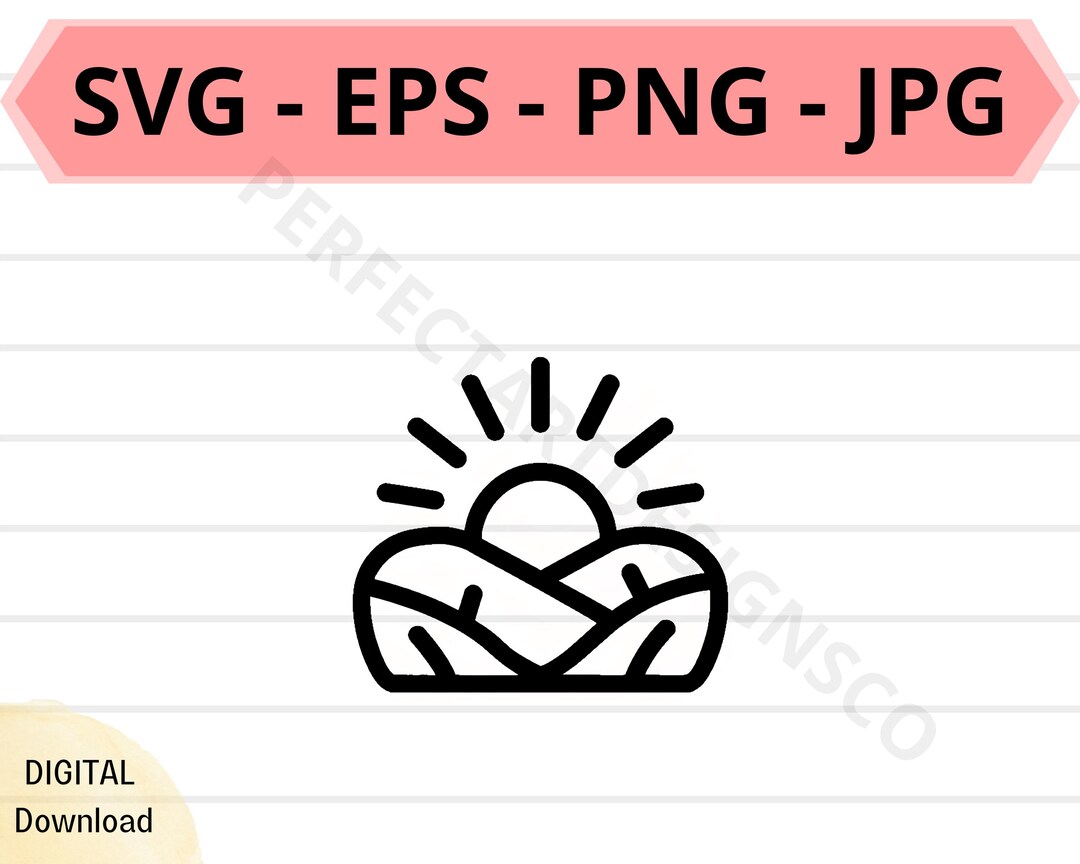 Natural Light Icon Svg Cut File, Natural Light Symbol, Natural Light ...