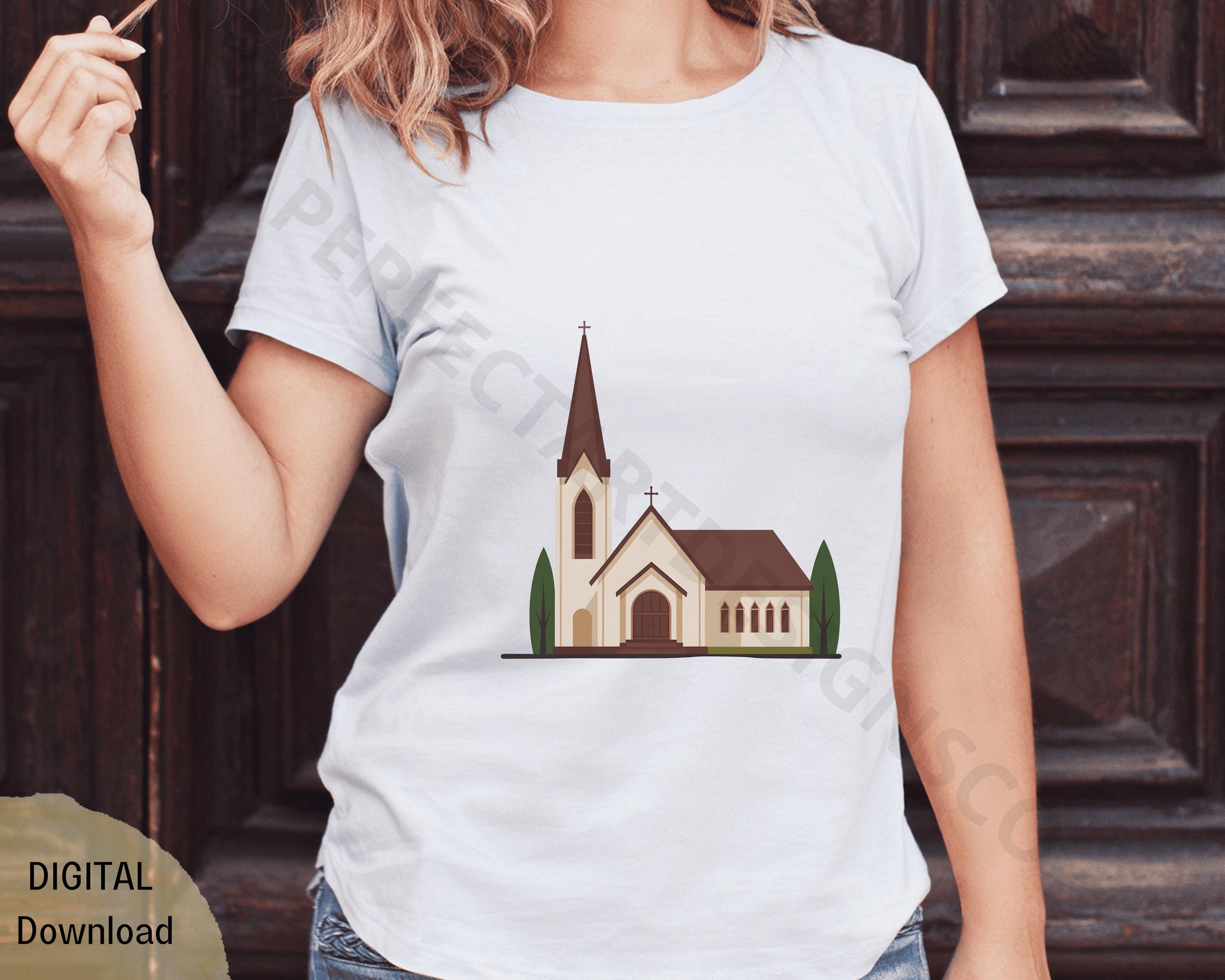 Catholic Church Svg File for Cricut, Silhouette, Catholic Church Clip ...