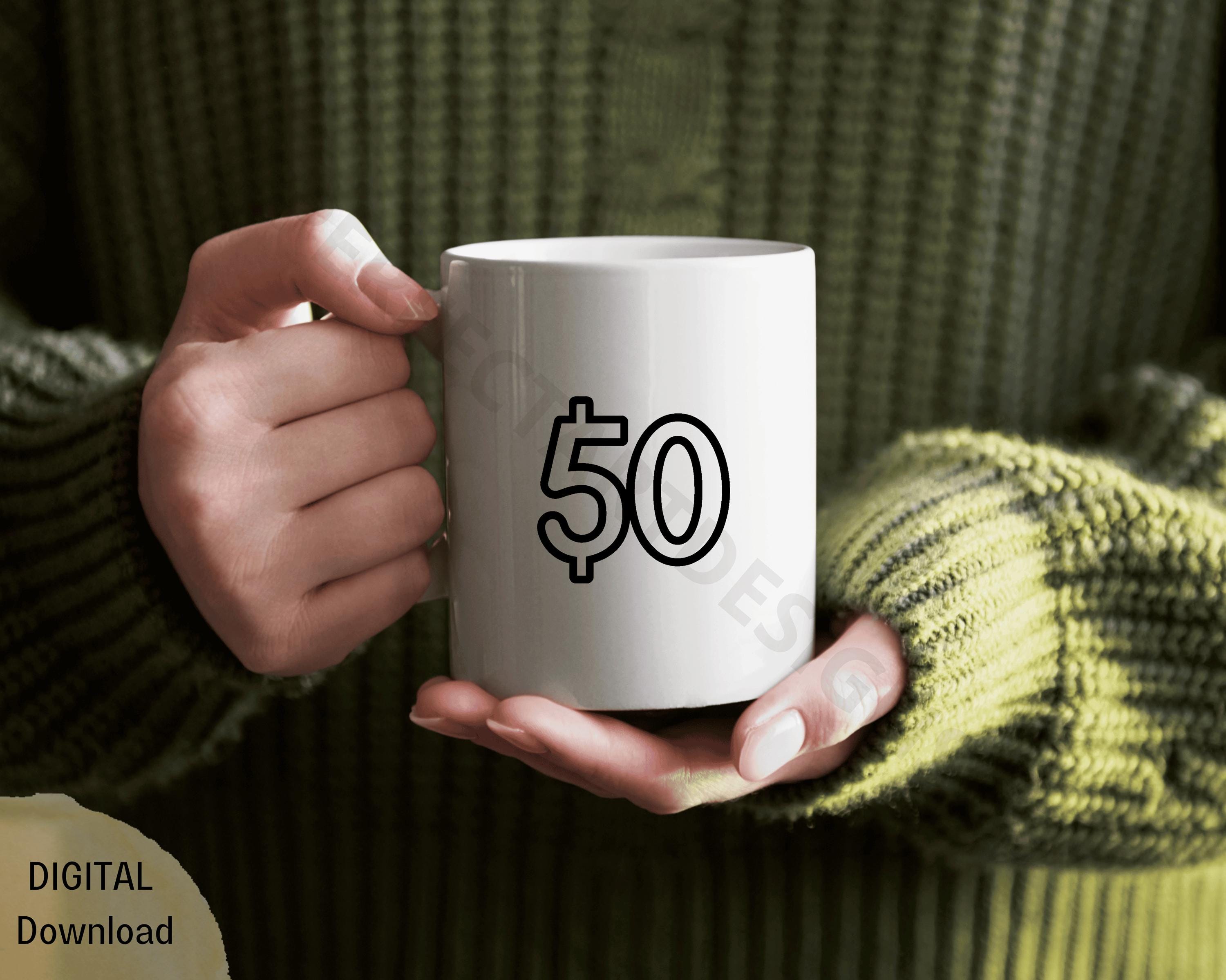 50 Cents Symbol Svg Cutfile, 50 Cents Sign, 50 Cents Icon, 50 Cents ...