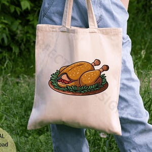 Cooked Chicken Svg File for Cricut, Silhouette, Cooked Chicken Clip Art ...