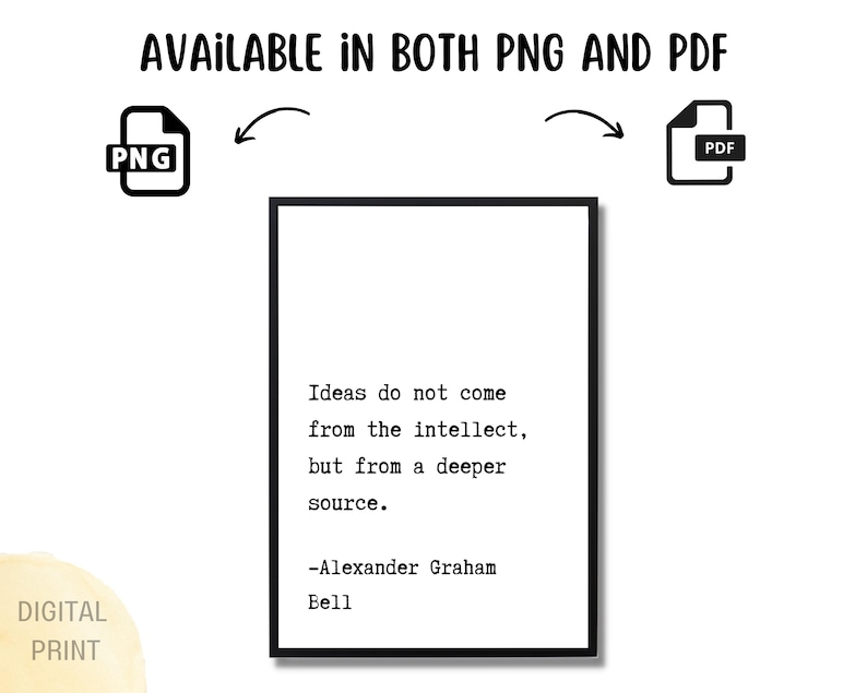 51 Alexander Graham Bell Quotes, Printable Wall Art, Famous Inventor ...