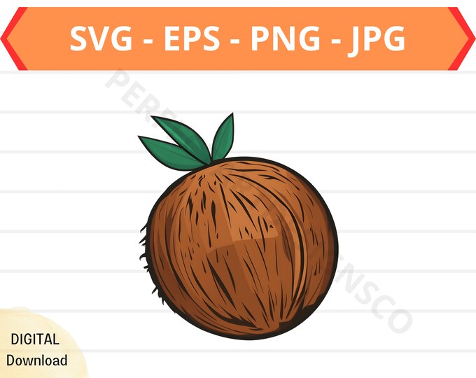 Coconut SVG Bundle\ Coconut\ Coconut Png\ Coconut Vector\ Coconut ...