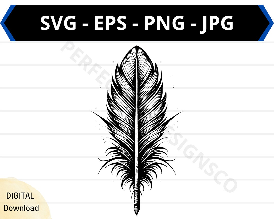 Quill Vector Image Clipart, Quill Svg Quill Cutting File Cricut ...