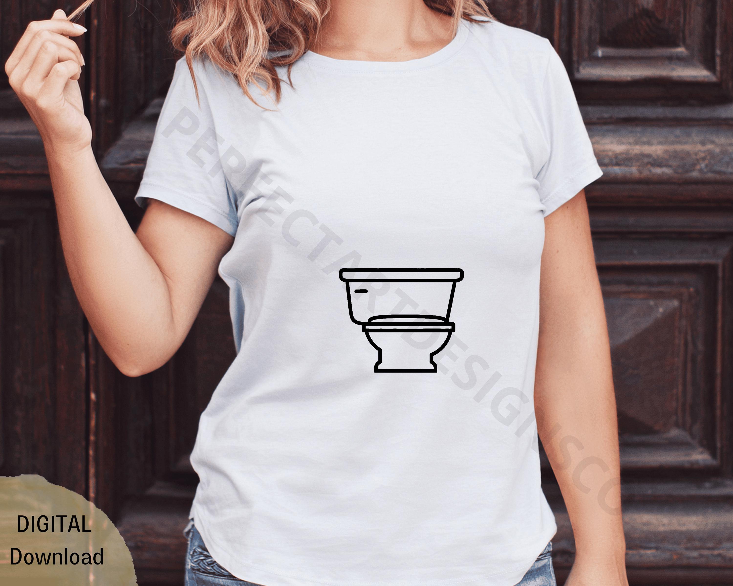 Potty Training Outline Svg, Potty Training Cricut Cutfile, Potty ...