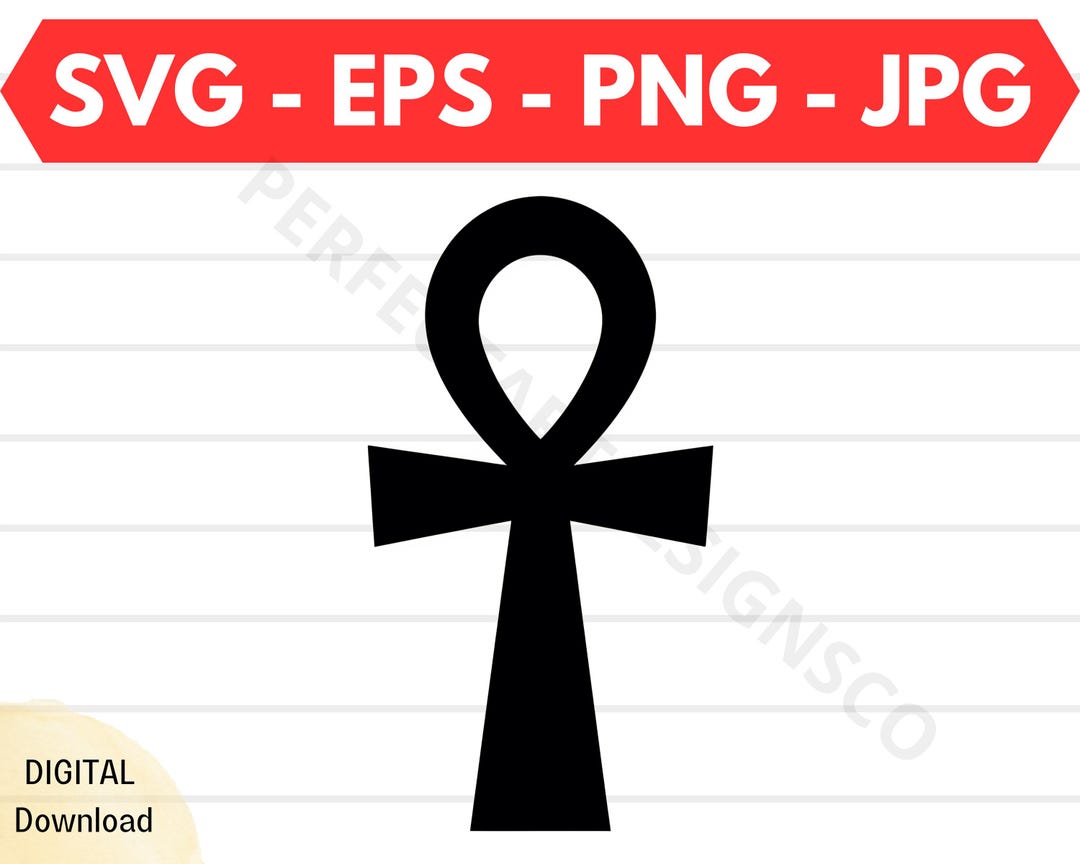 Ankh Svg, Ankh Vector, Ankh Svg File for Cricut, Ankh Outline, Ankh ...
