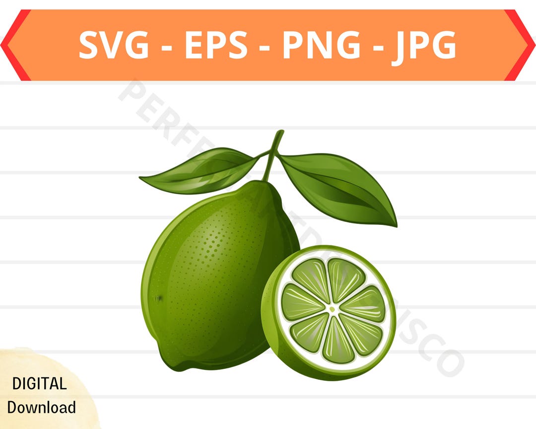 Lime Svg, Lime Fruit Clipart, Lime Svg for Shirt, Svg File for Cricut ...