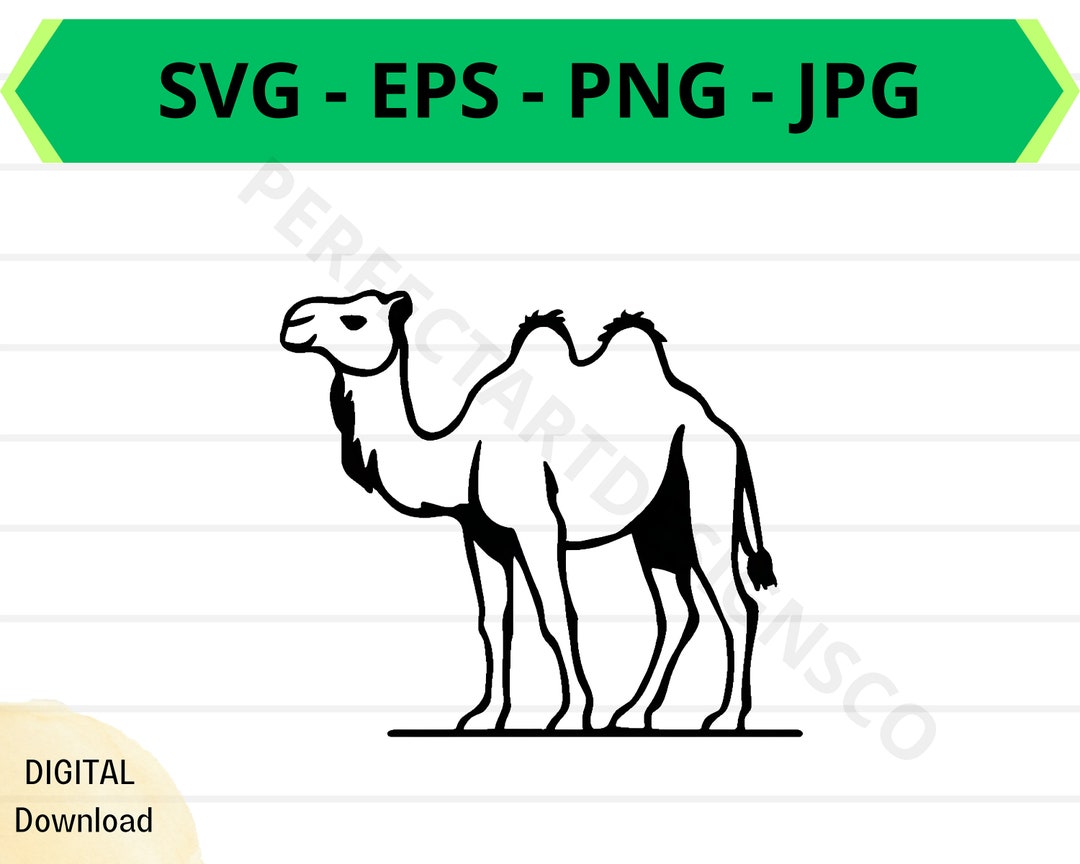 Camel Outline Svg, Camel Clipart, Camel Svg for Shirt, Svg File for ...