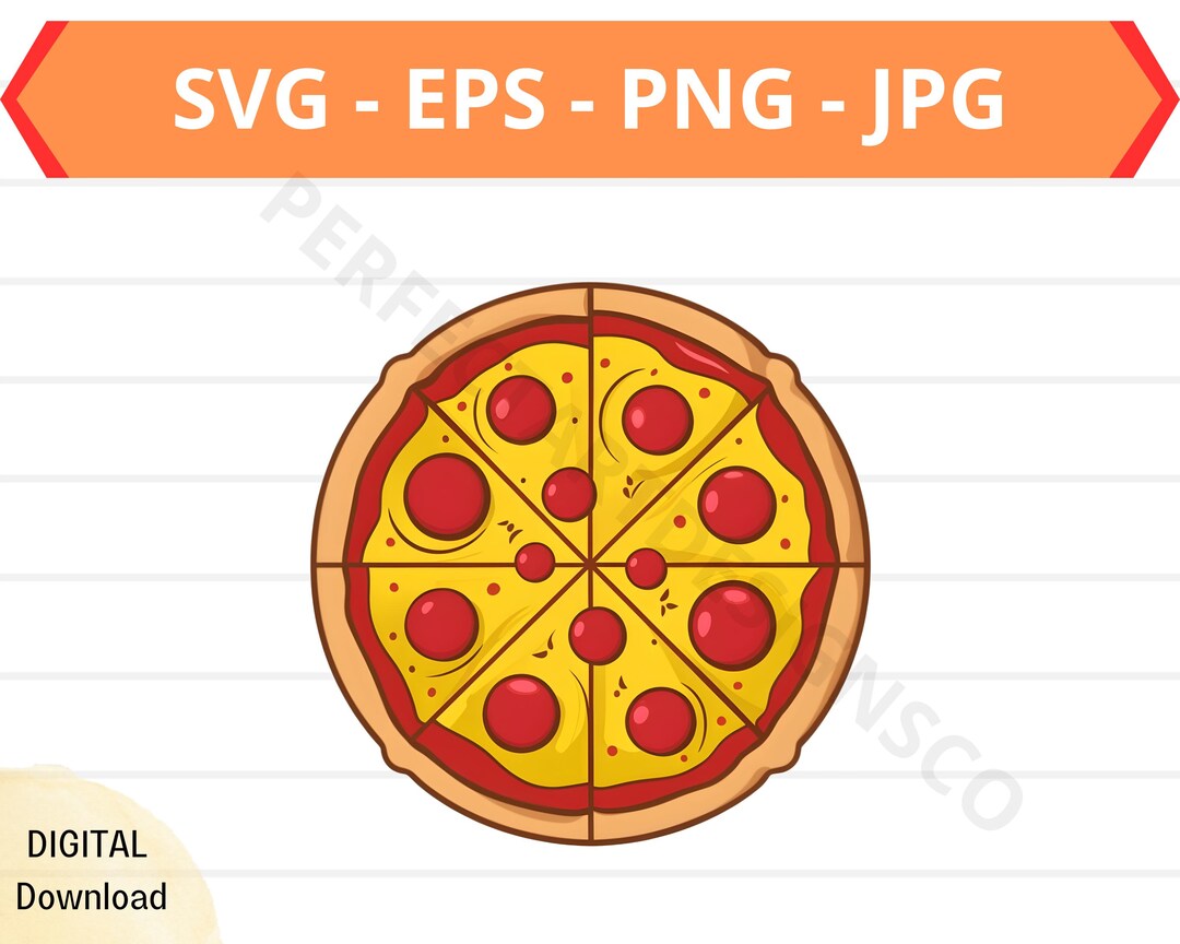 Pizza Svg, Pizza Fruit Clipart, Pizza Svg for Shirt, Svg File for ...