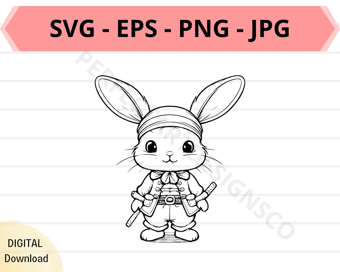 Bunny Svg File, Baby Bunny Cricut Machine Cutting Layered File, Bunny ...