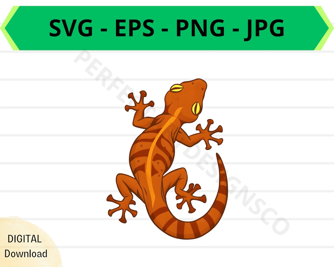 Gecko Svg, Gecko Clipart, Gecko Svg for Shirt, Svg File for Cricut ...