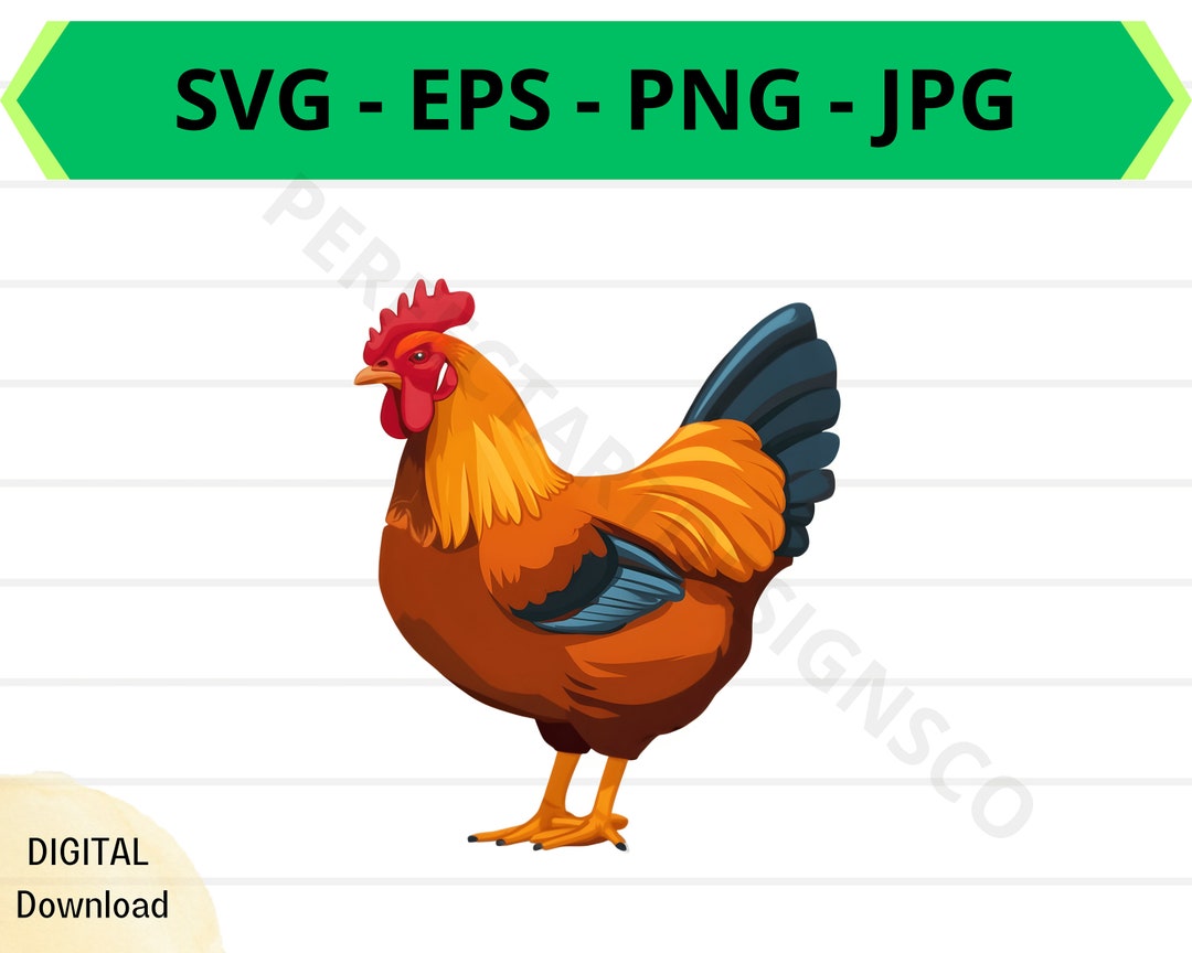 Chicken Svg, Chicken Clipart, Chicken Svg for Shirt, Svg File for ...