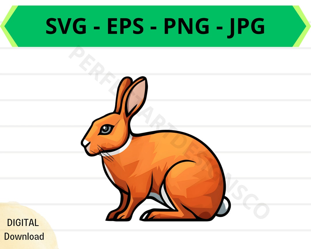 Conejo svg, conejo clipart, conejo svg para camisa, archivo svg para ...