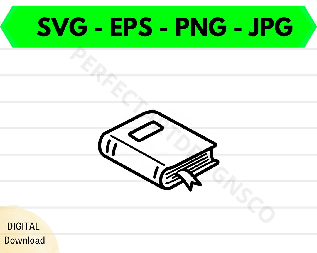 History Book Outline Svg, History Book Cricut Cutfile, History Book ...