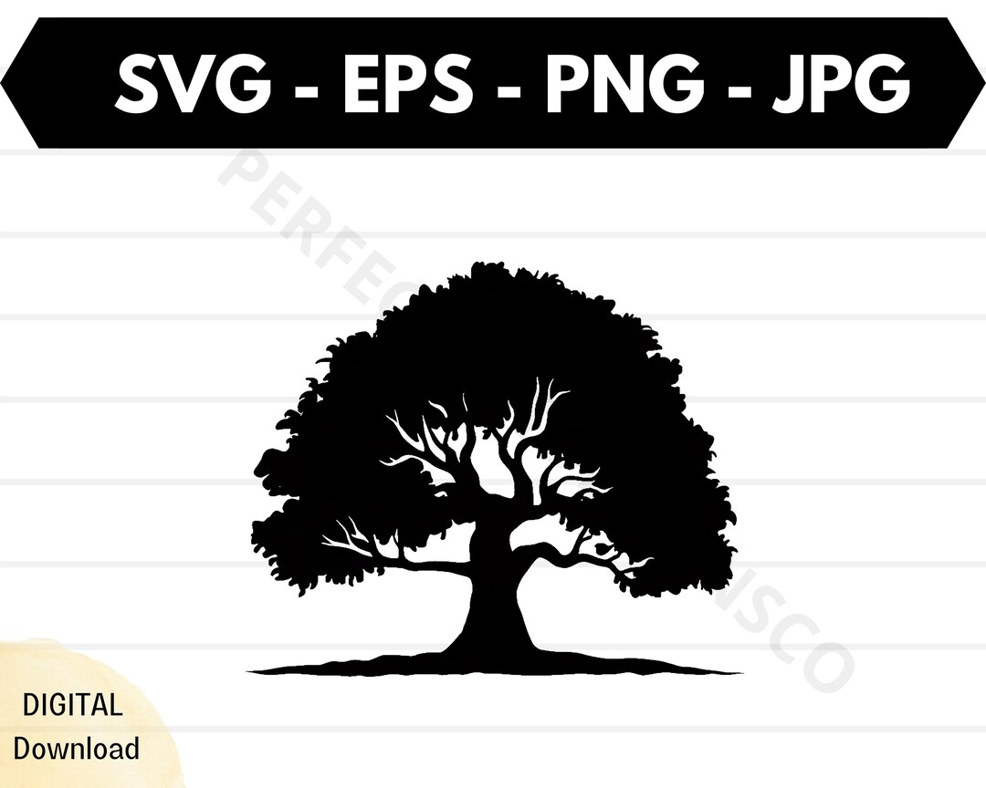 Redbud Tree Silhouette Svg File, Redbud Tree Cutting Svg File for ...