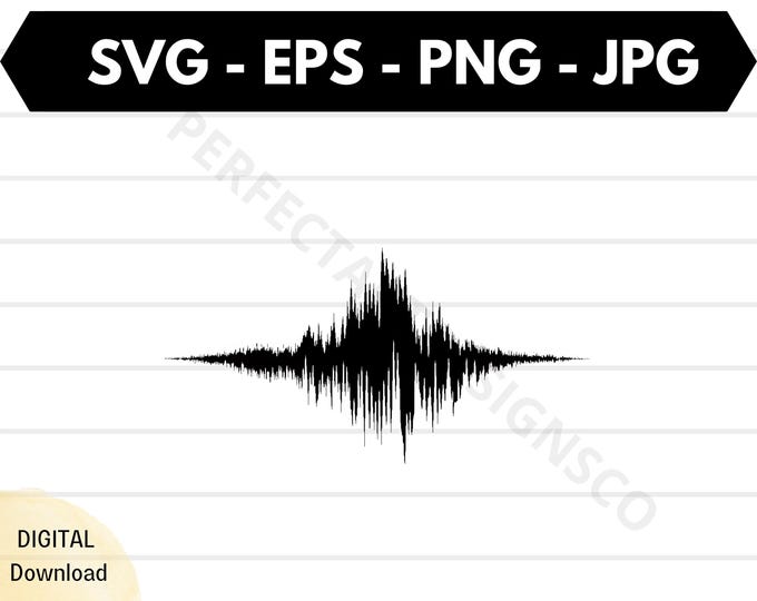 Sound Wave Svg Bundle, Sound Wave Clipart, Wave Vector, Sound Wave ...