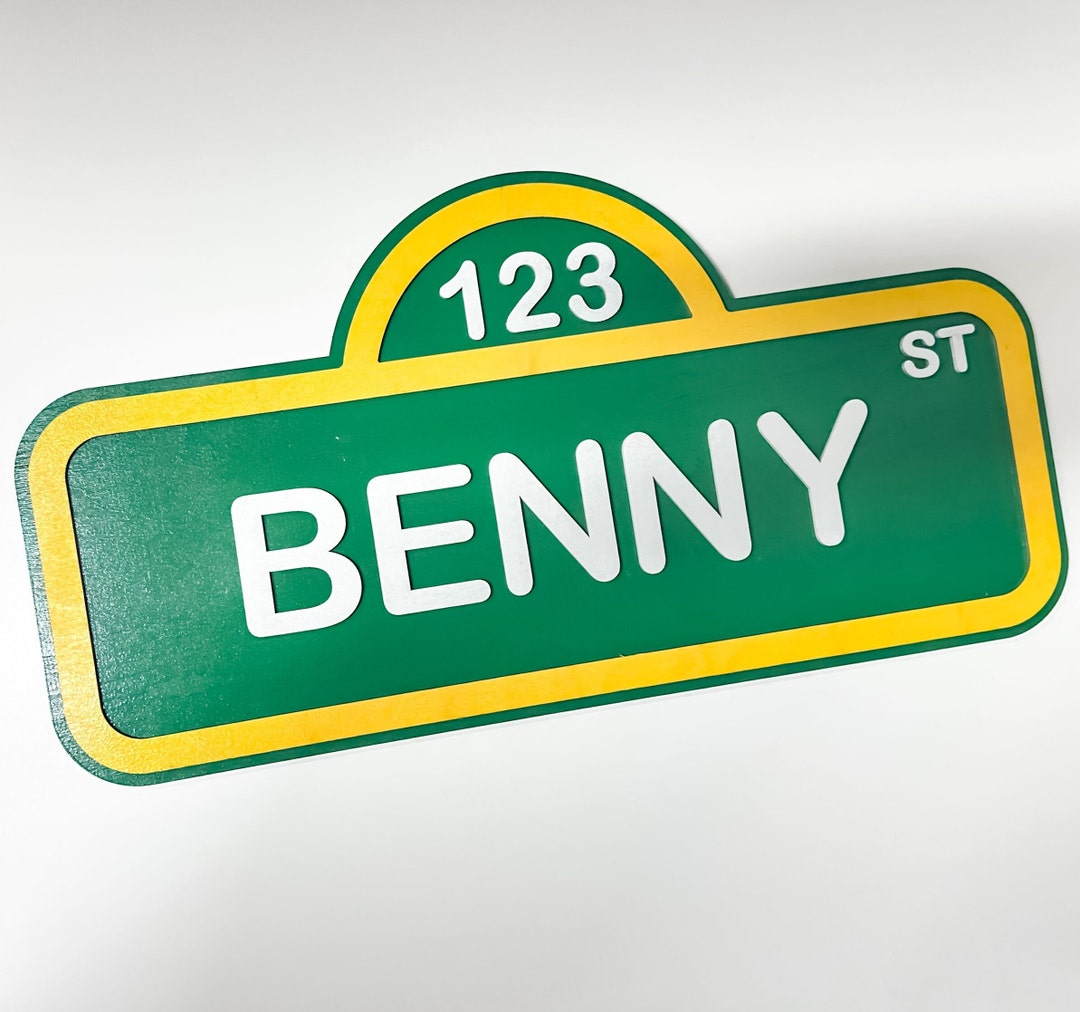 Street Name Sign, Abby Cadabby, Childs Kids Name, Personalized ...