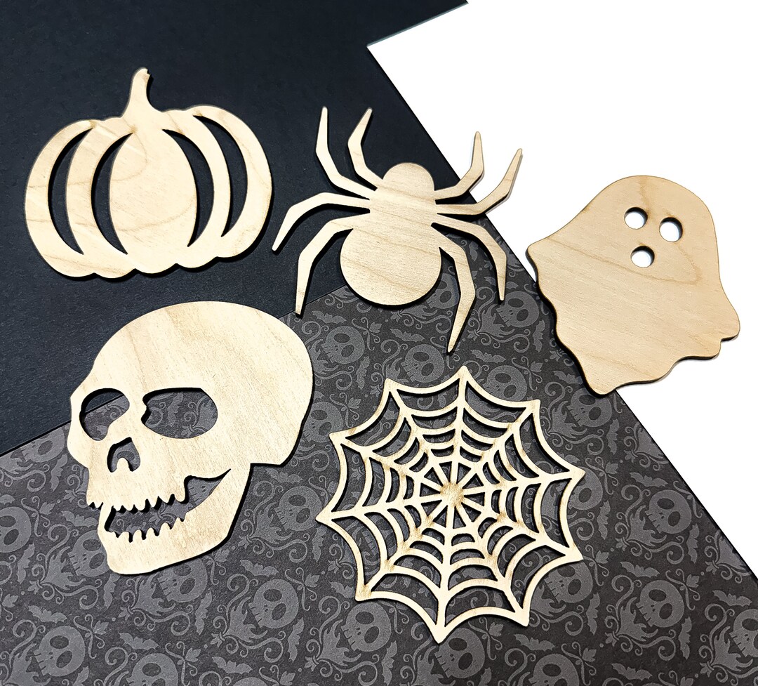 Halloween Table Decor, Spooky Cutouts, Acrylic Drink Coasters, Pumpkin ...