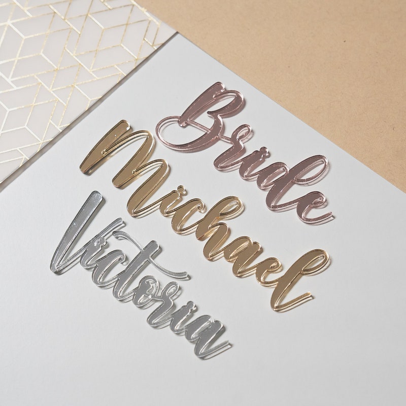 Name Plate for Cake - Etsy