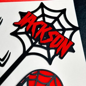 Spiderman Acrylic Caketopper, Marvel, Spidey, Avenger, Superhero ...