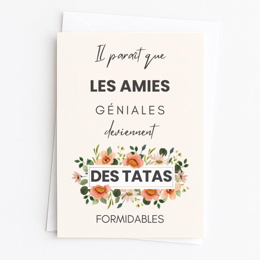 Pregnancy Announcement for an Aunt, Beautiful Card, Card for a Friend ...