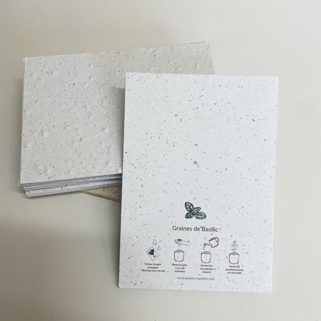 A6 Blank Plantable Card to Print - Extra Thick - Premium Quality ...