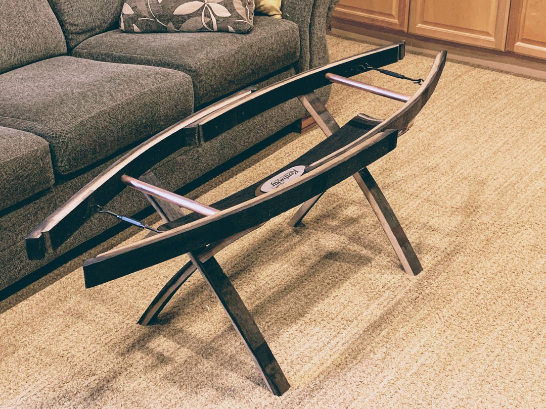 Bourbon Barrel Stave Cocktail and Coffee Table - Etsy