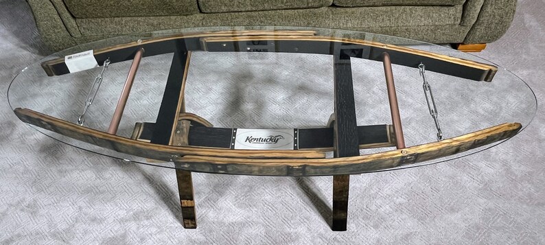 Bourbon Barrel Stave Cocktail and Coffee Table - Etsy