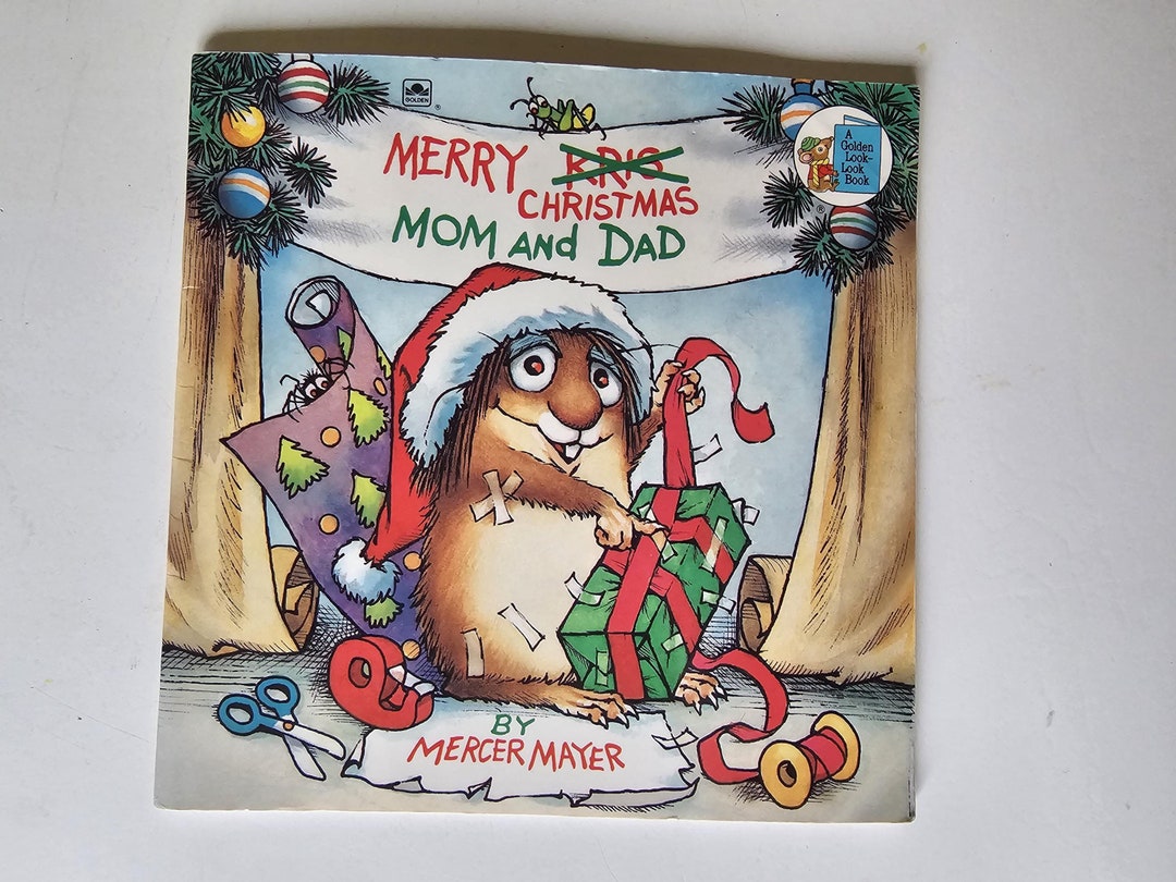 1982 Little Critter Book Merry Christmas Mom and Dad - Etsy
