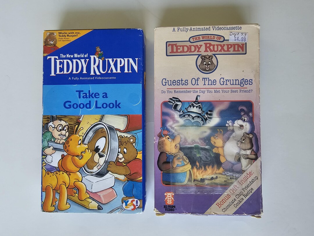 1987 1998 Teddy Ruxpin VHS Tapes - Etsy