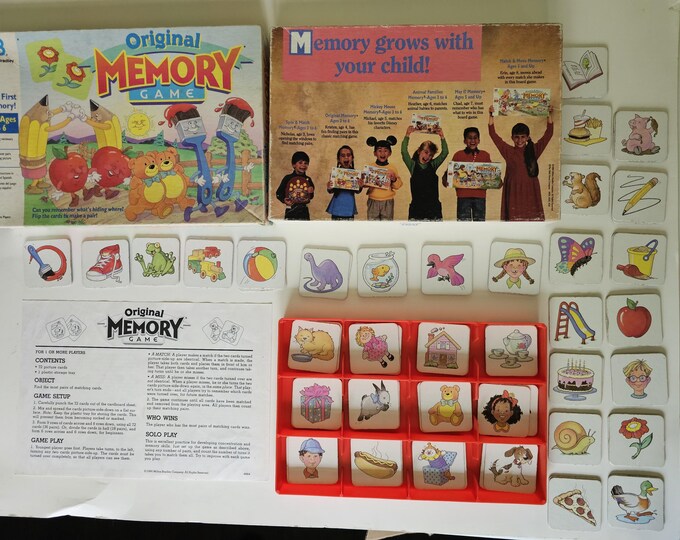 1990 Original Memory Game - Complete - Etsy