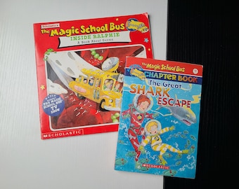 The Magic School Bus Lot of Vintage Books Ms. Frizzle Kids Science ...