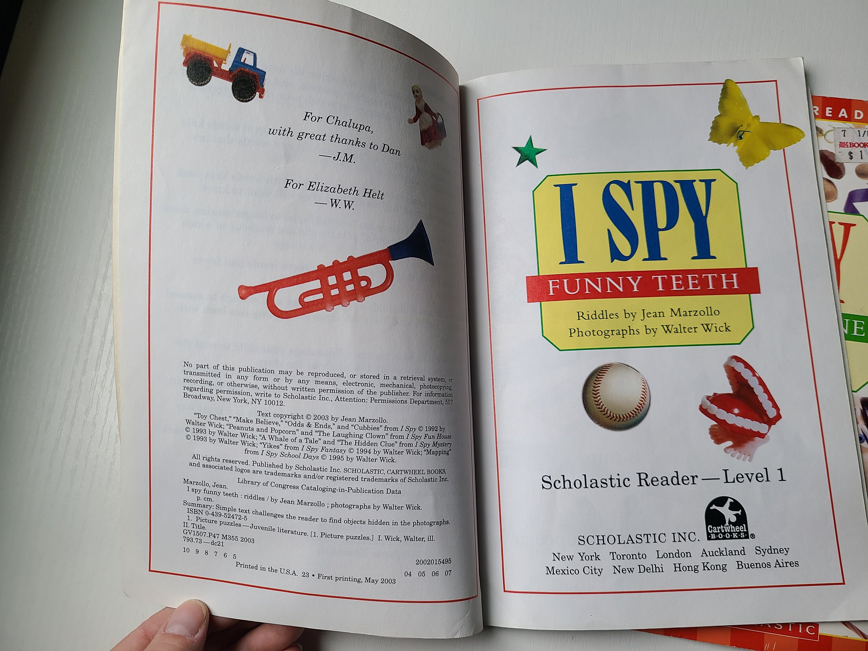 2003 I Spy Level 1 Reader Books - Etsy