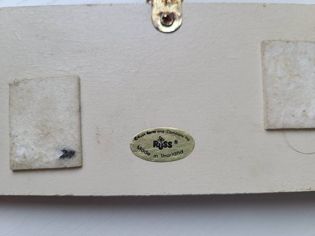 90s Wooden Russ Ballerina Name Plaque Sarah's Room - Etsy