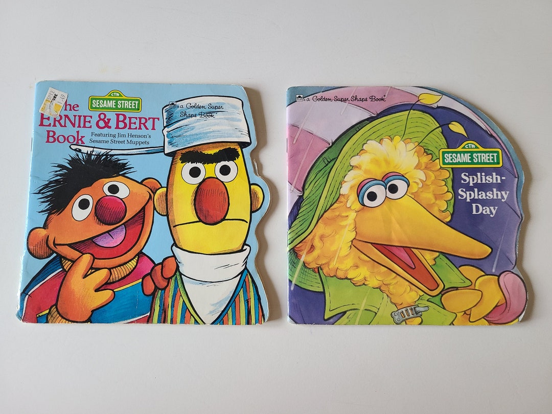 1977 1989 Sesame Street Golden Super Shape Books - Etsy 1977 1989 Sesame Street Golden Super Shape Books - Etsy