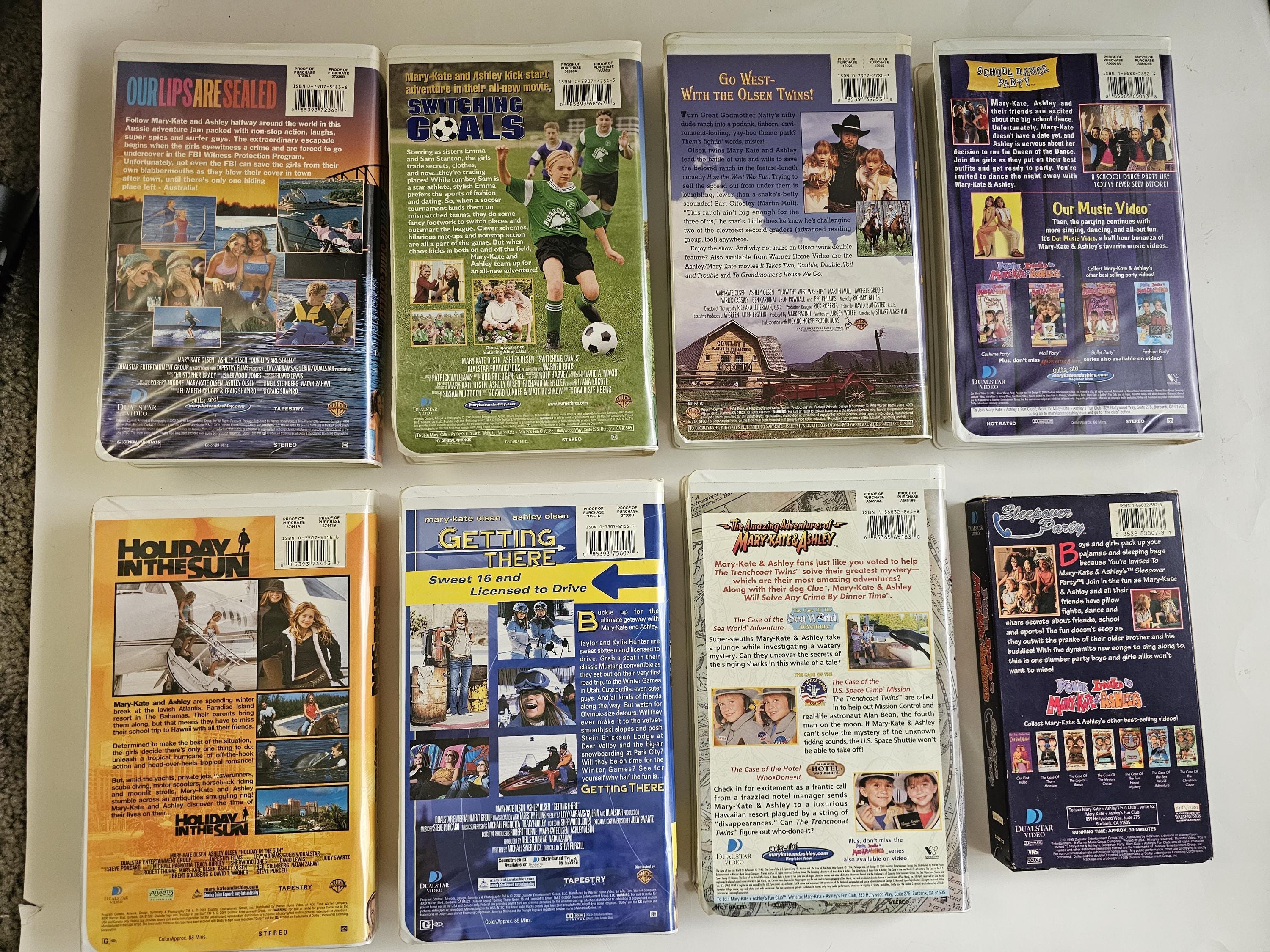 90s/00s Mary-kate and Ashley VHS Movies and Shows - Etsy