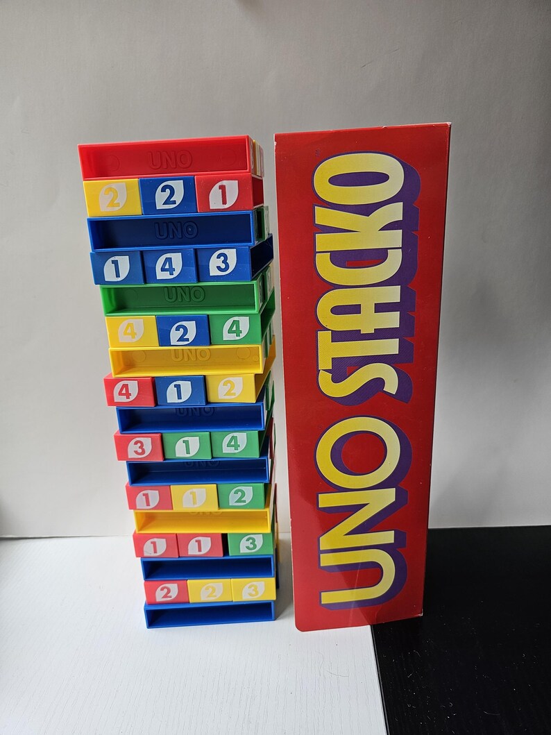 1994 Uno Stacko Game - Etsy