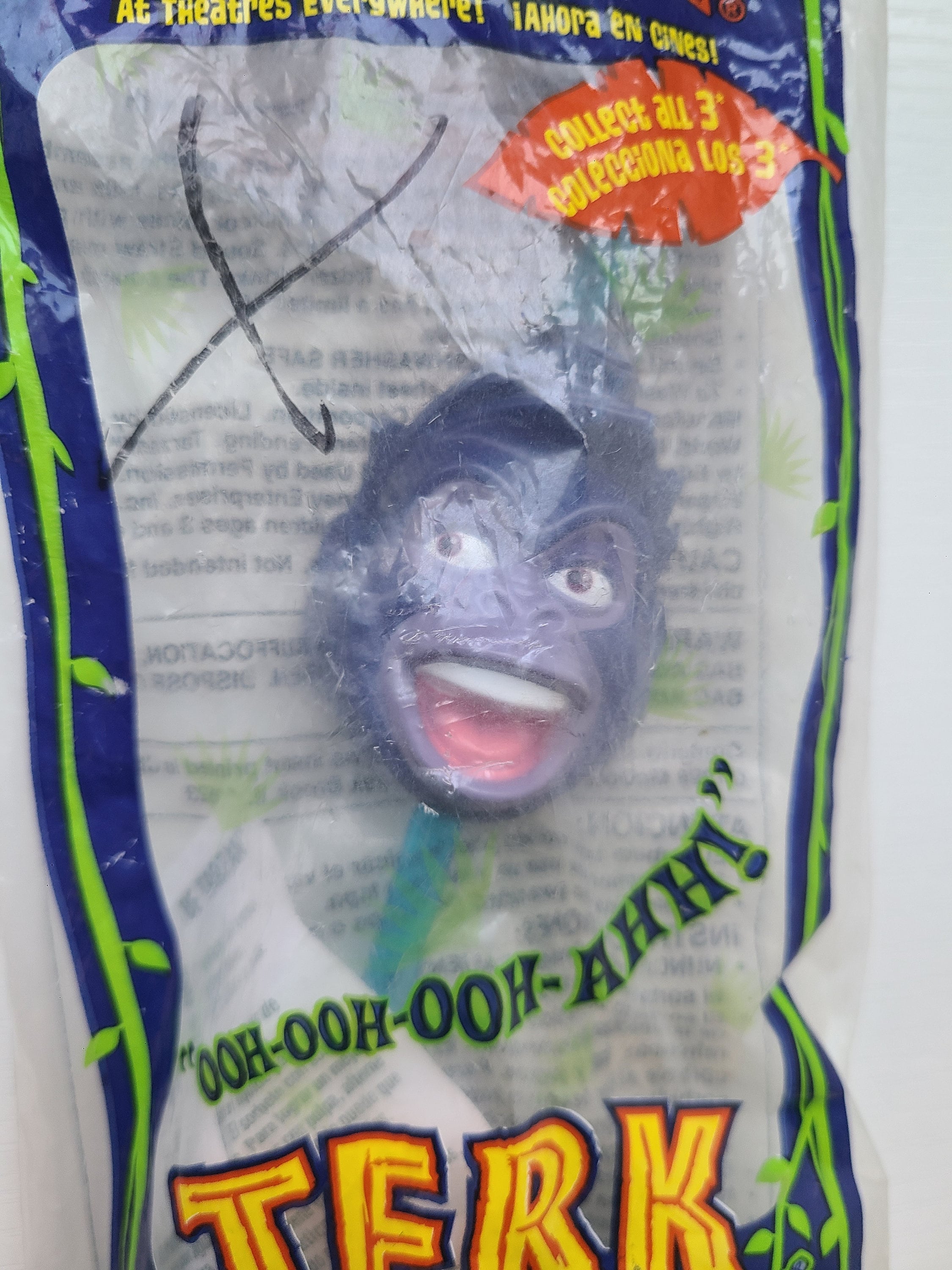 1999 Tarzan Terk Sound Straw Mcdonald's Toy - Etsy