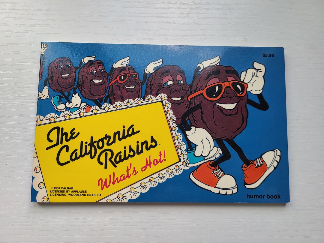 1988 the California Raisins What's Hot Book - Etsy