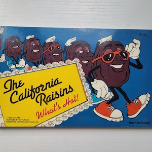 1988 the California Raisins What's Hot Book - Etsy
