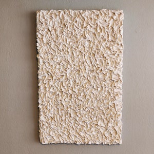 Wrinkled White Fabric Textured Abstract 3D Relief Canvas - Etsy