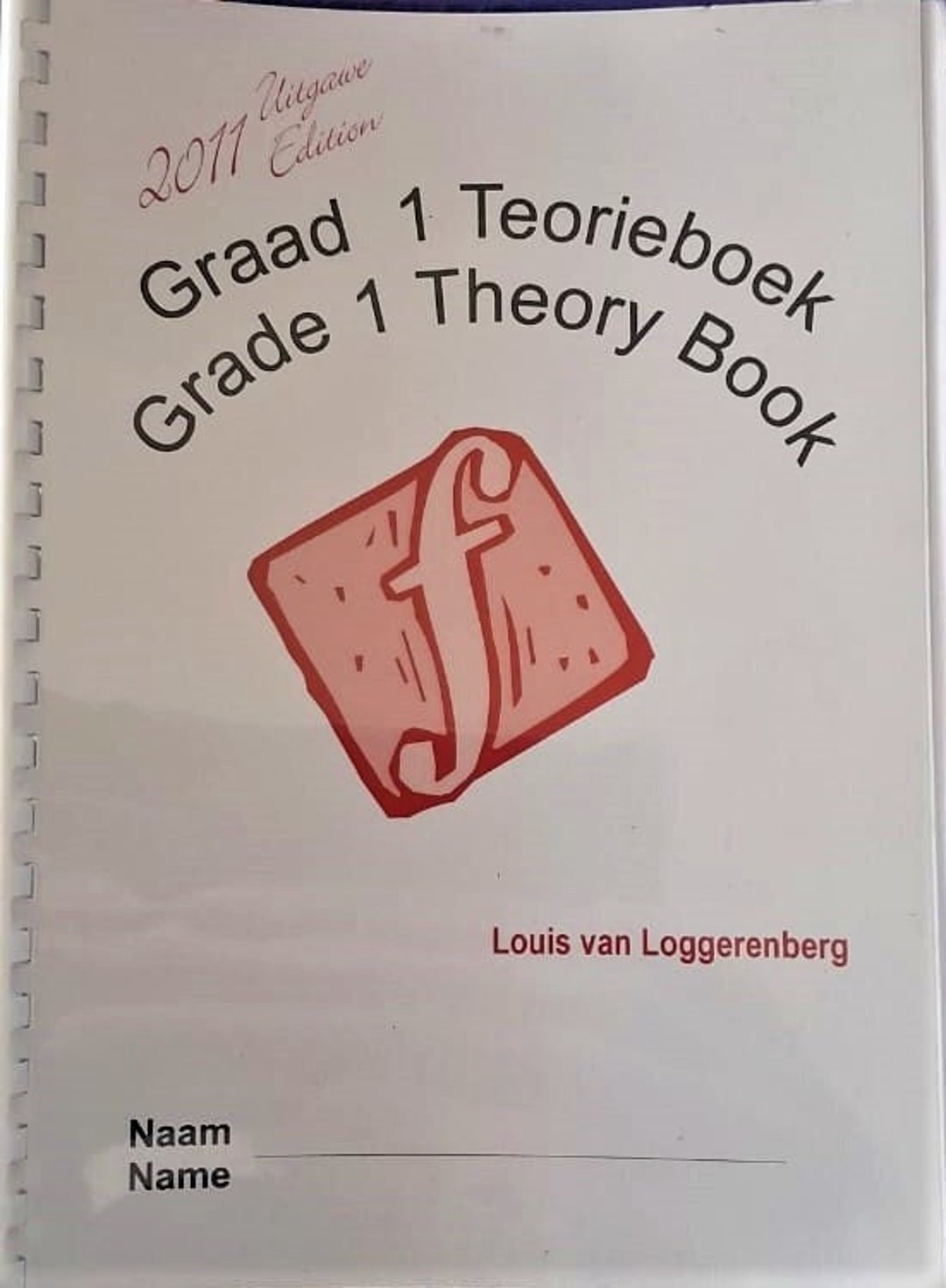 Grade 1 Theory Book/graad 1 Teorieboek by Louis Van Loggerenberg - Etsy