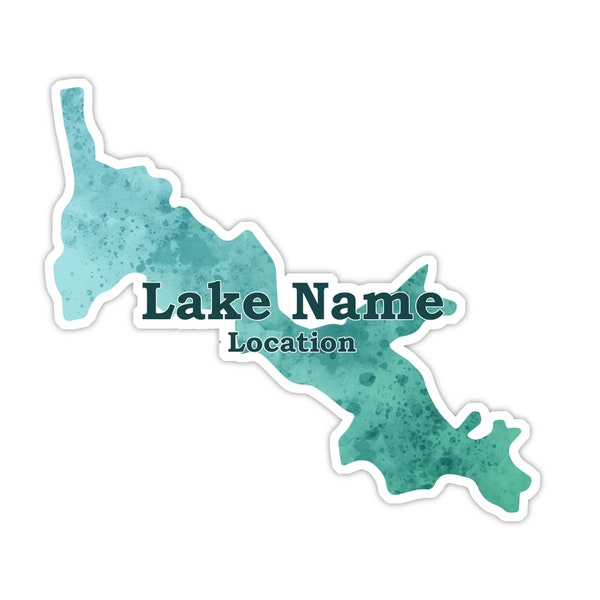 Custom Lake Map - Etsy