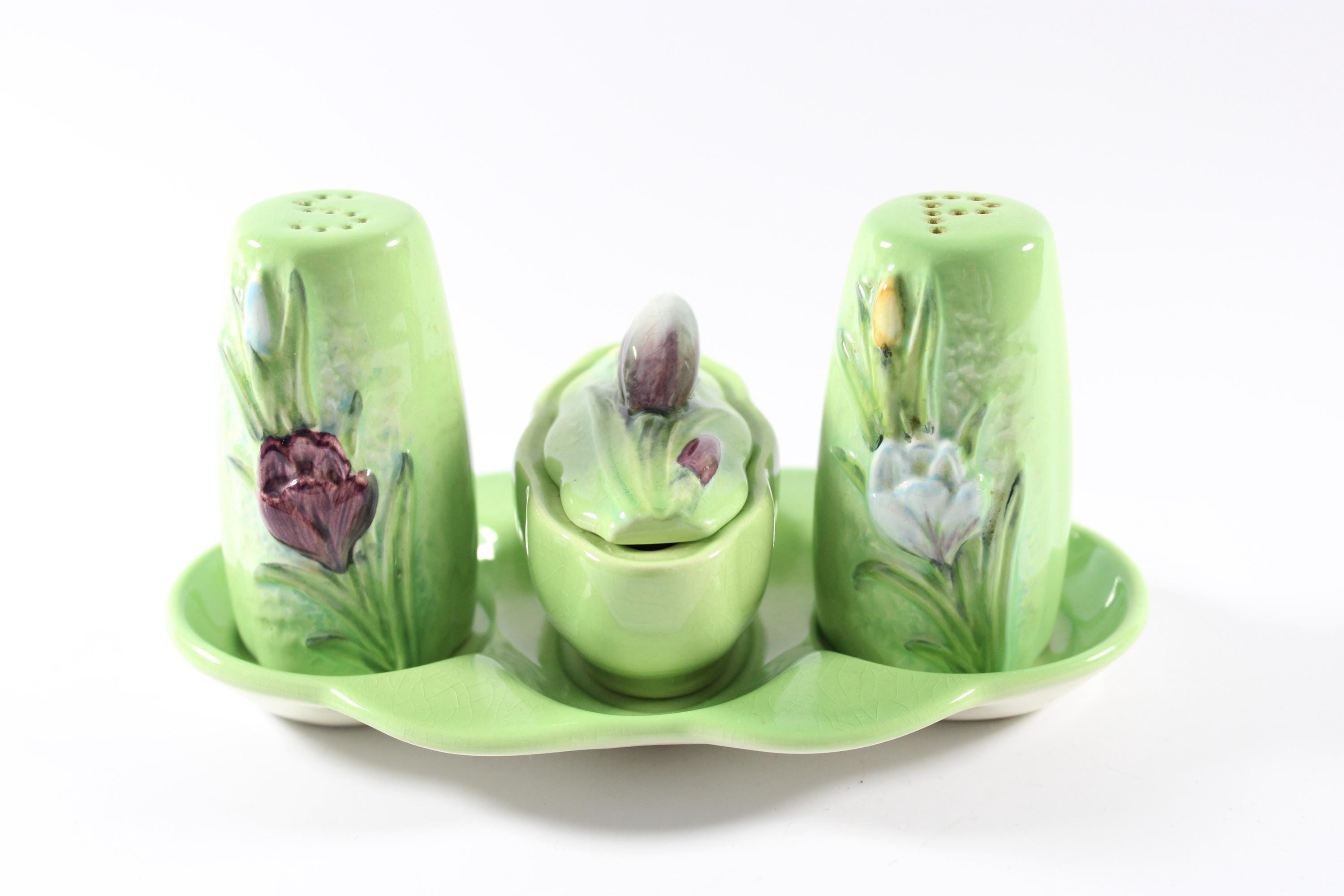 Art Deco Beswick Salt & Pepper Cruet Set 1930s - Etsy