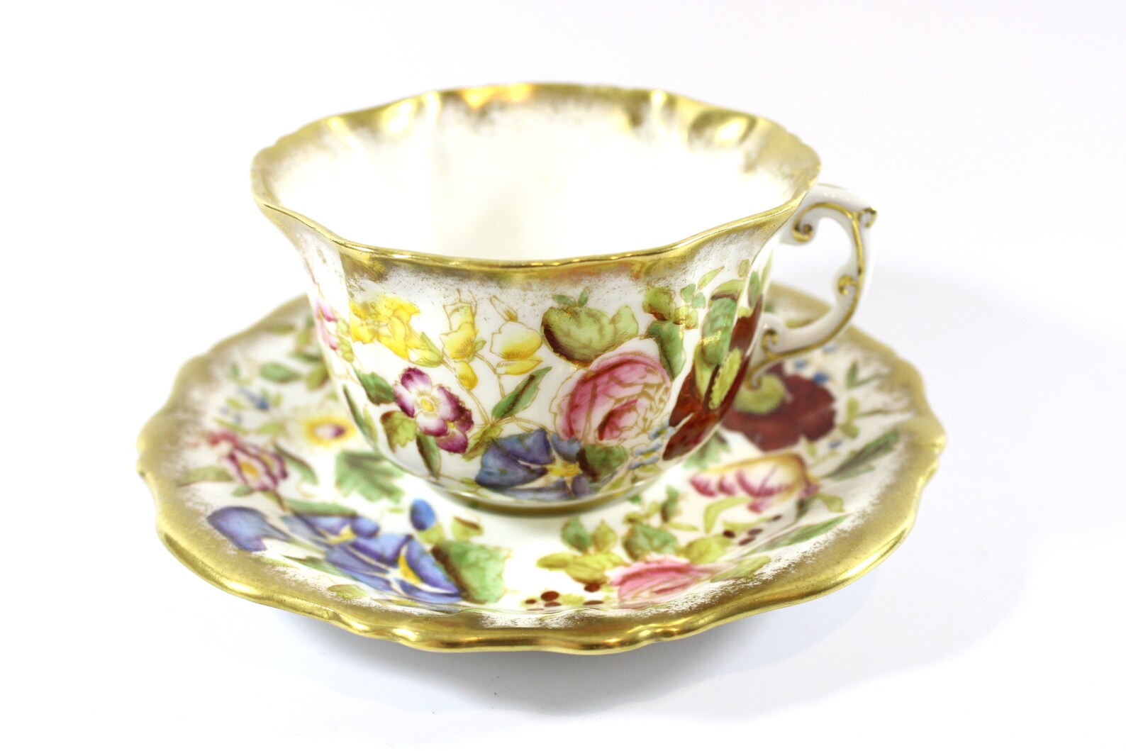 Hammersley & Co Queen Anne Tea Cup and Saucer / Bone China / 13166 ...