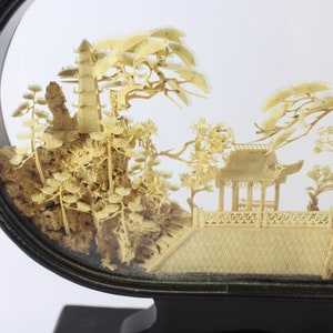 Vintage Chinese Cork Carving Diaorama / Mid Century / San You - Etsy